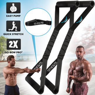 Iso-Bow Pro Pair™ | Bullworker Isometric Exercise Bands